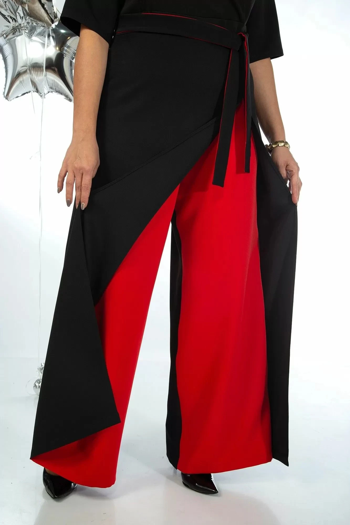 Комбинезон ALANI COLLECTION 2058 чёрно-красный размер 46-56, описание ...