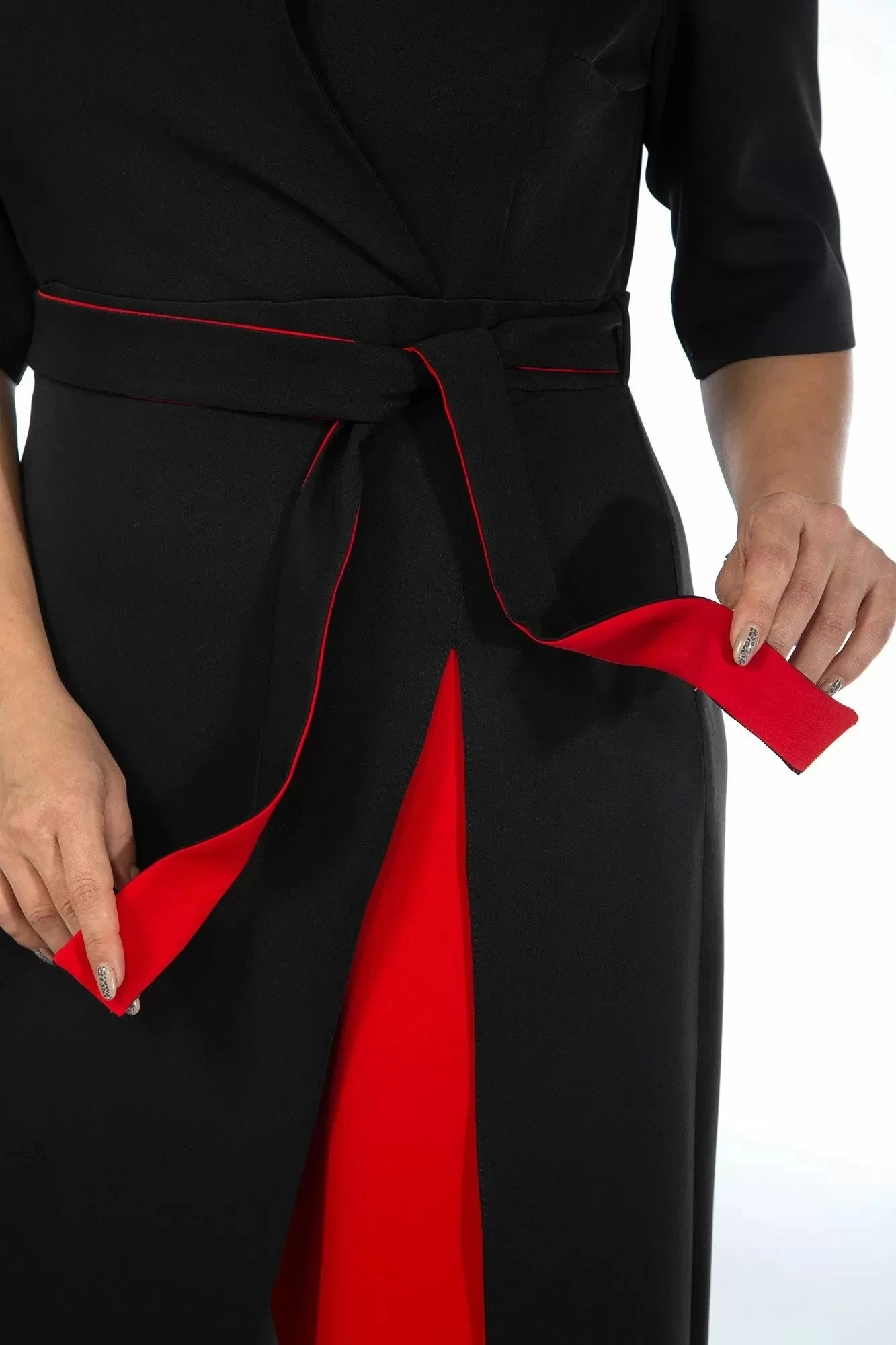 Комбинезон ALANI COLLECTION 2058 чёрно-красный размер 46-56, описание ...