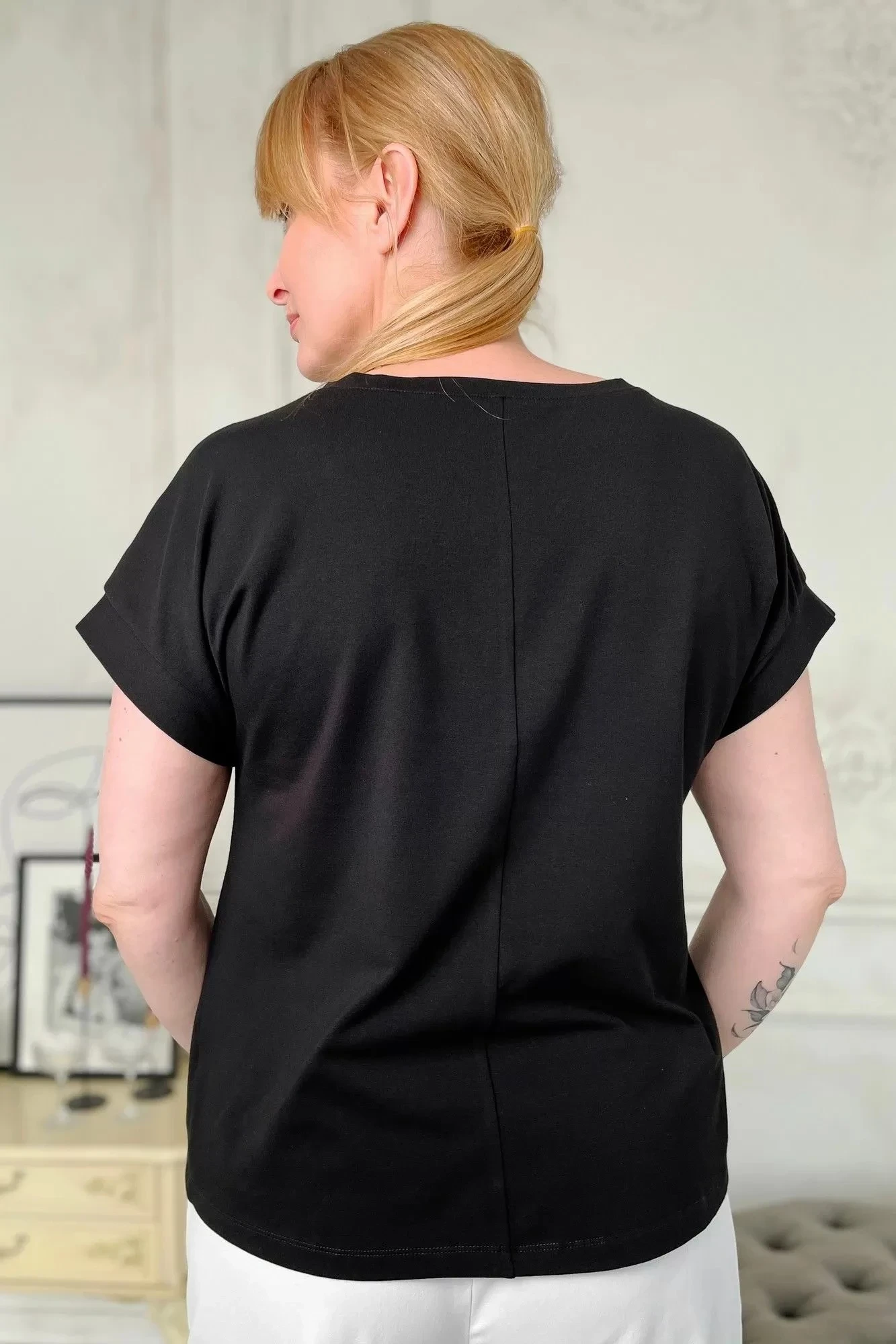 Футболка Rumoda 2145 черный кр. черный размер 60-62, описание, отзывы (уже нет в продаже)