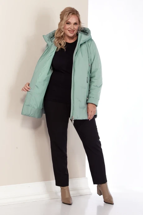 Женская стеганая куртка Shetti 2159 ментол размер 56-66, описание, отзывы (уже нет в продаже)